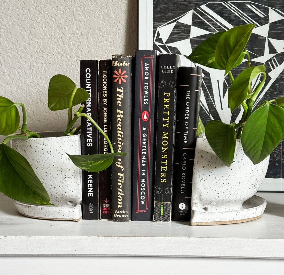 Book End Planters – Molly Makes Pottery