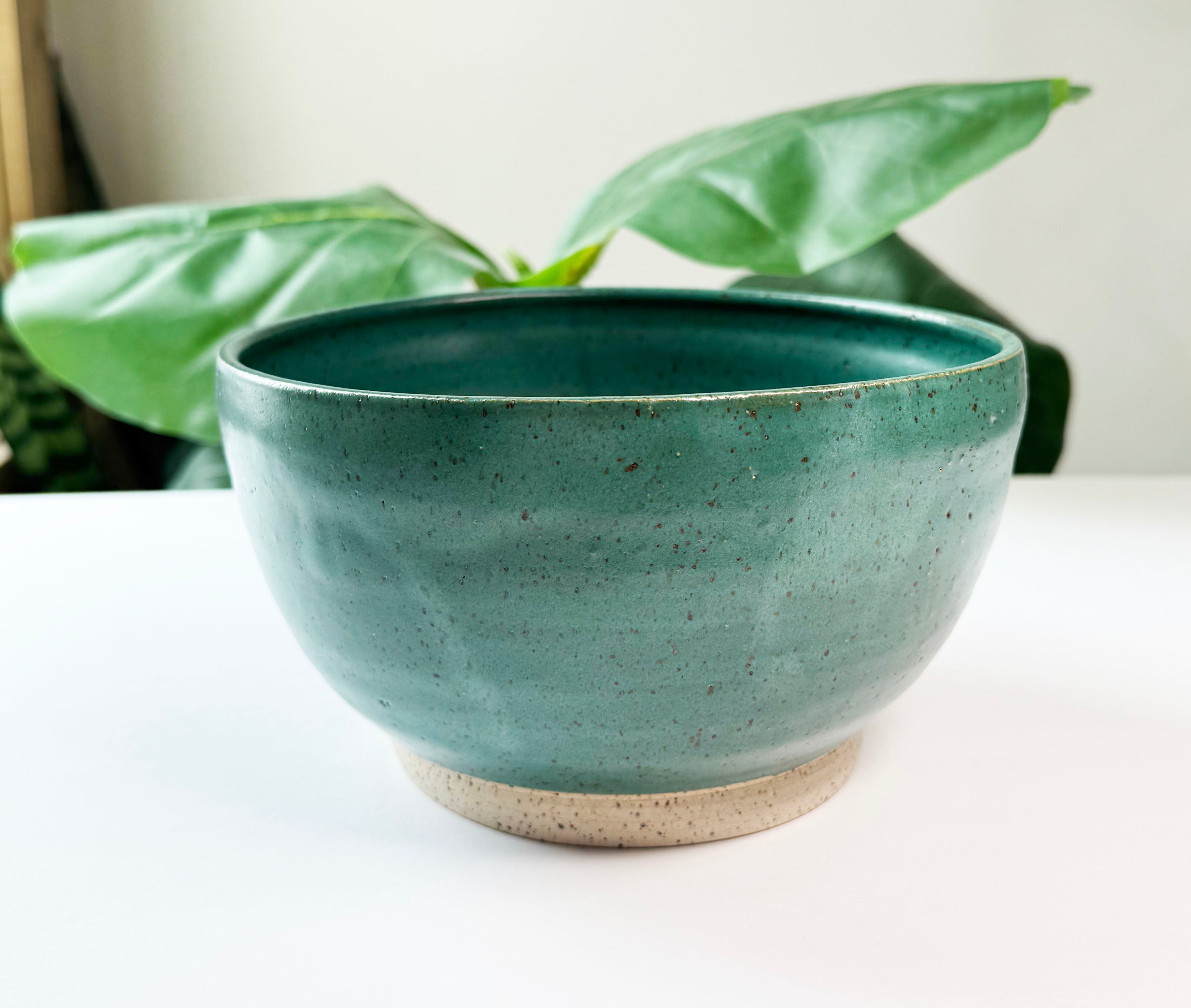 Evergreen Serving Bowl – Molly Makes Pottery